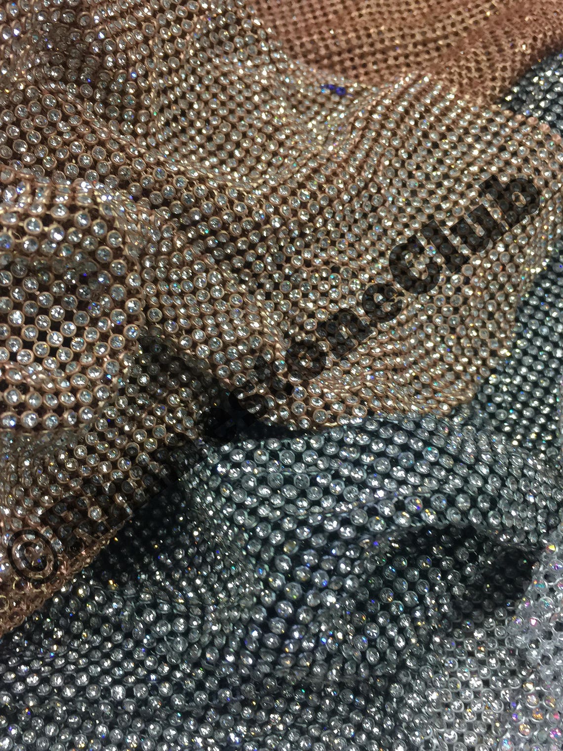 Rhinestone Sheets / Rhinestone Fabric 48 Inches Long and 20 | Etsy