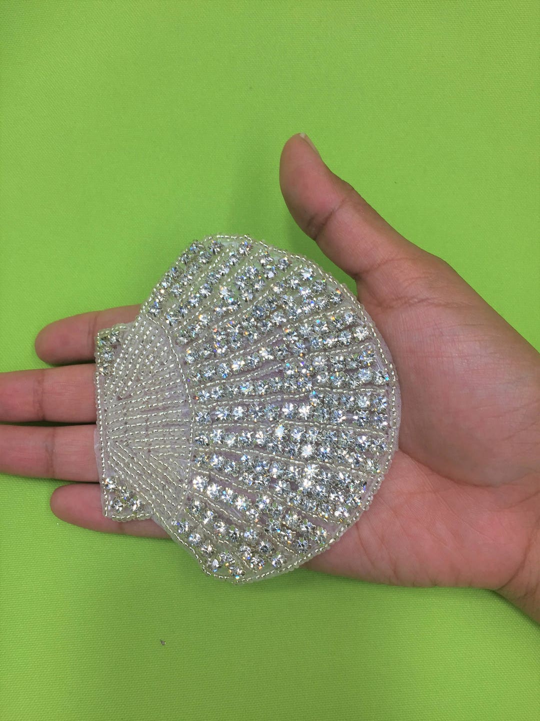 Crystal Applique, Rhinestone Applique, Wedding Applique, Bridal ...