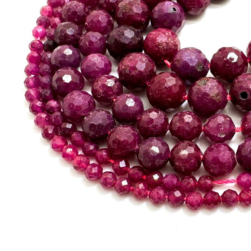 Ruby Beads - Etsy