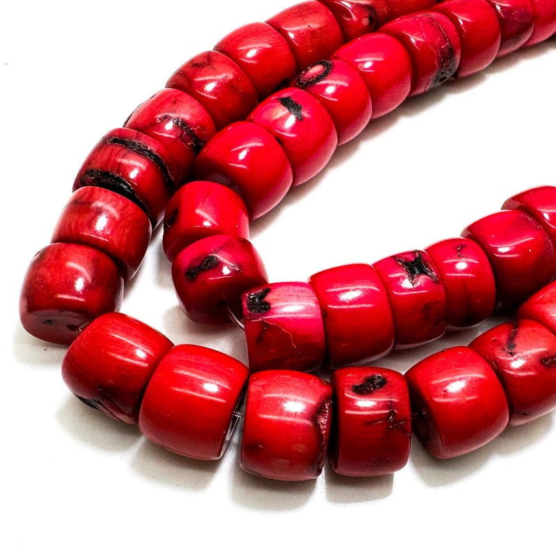Naturalne korale czerwone - Etsy Polska