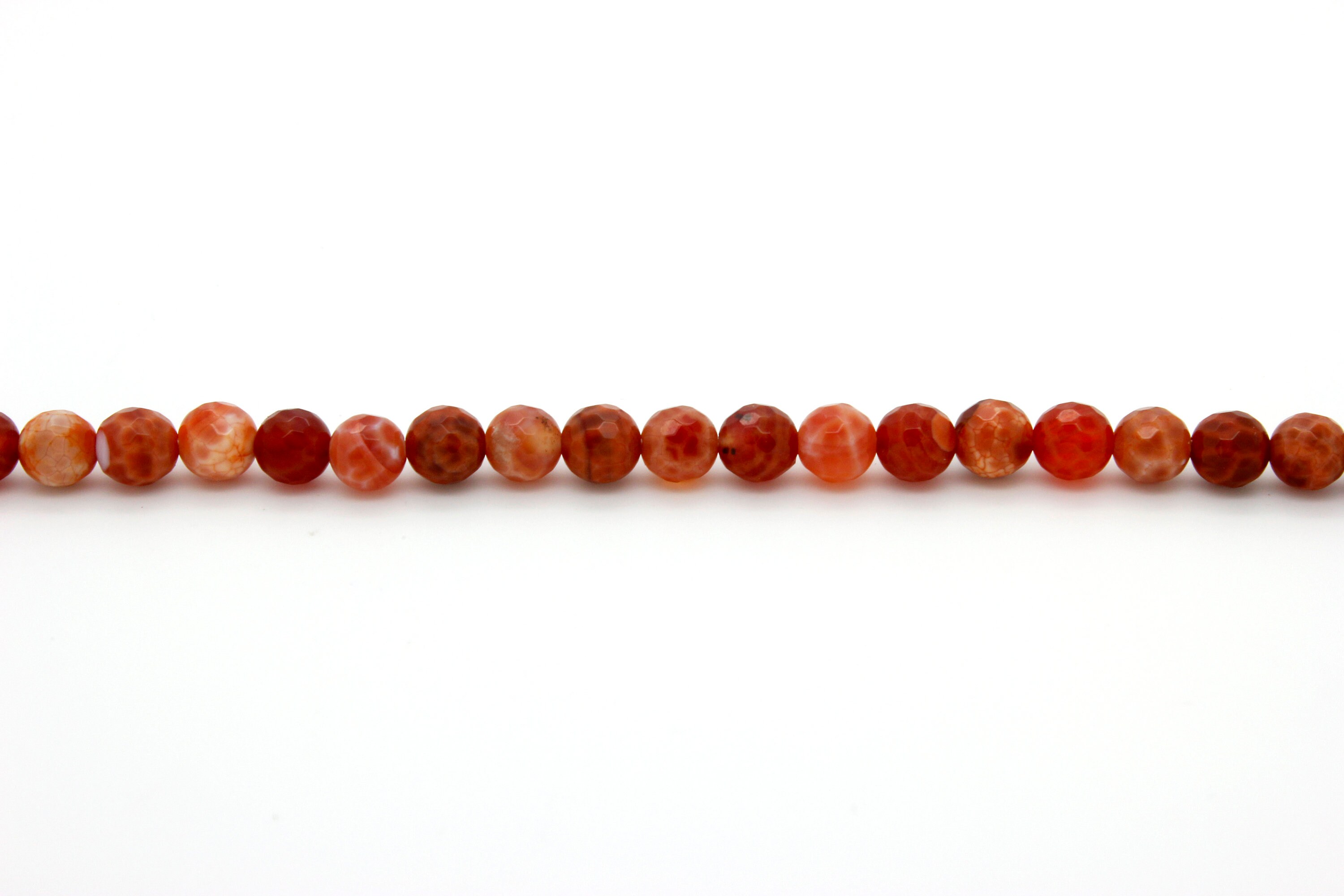 Natural Fire Agate Red Fire Agate Faceted 4mm 6mm 10mm 12mm - Etsy