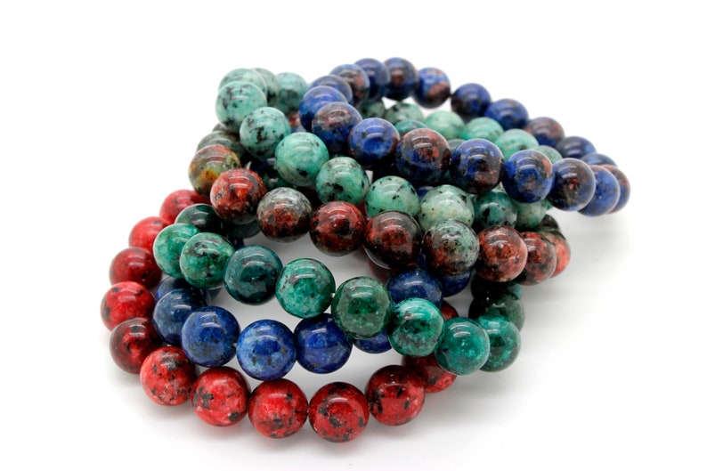 Smooth Round Jasper Ball Sphere Natural Gemstone Beads Size - Etsy