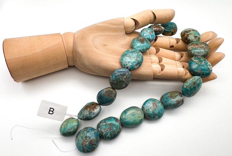 Natural Untreated Turquoise Smooth Large Oversized Chunky Oval Nuggets ...