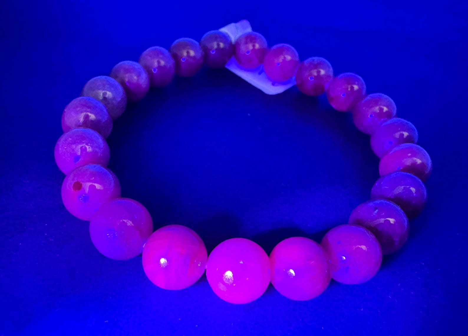Genuine Red Ruby Bracelet, Natural Red Ruby Polished Round 8mm 9mm 10mm ...