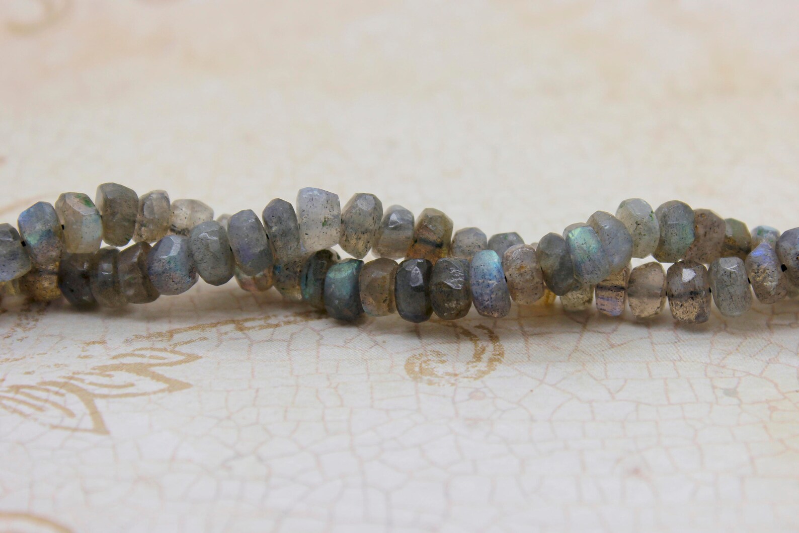 Natural Labradorite, Genuine High Quality Labradorite Faceted Rondelle ...