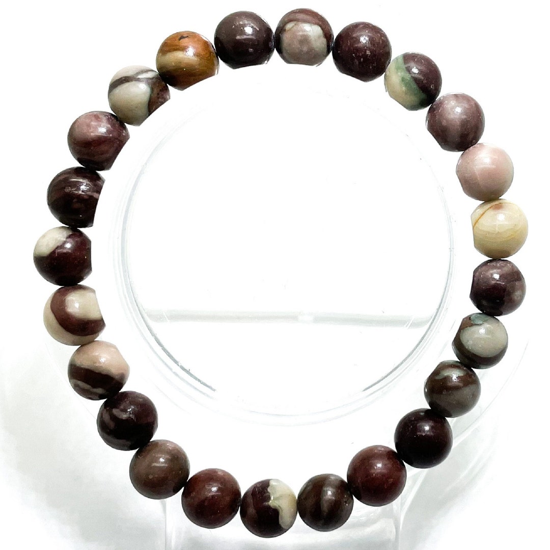 Chohua Coffee Bean Jasper Natural Gemstone 6mm 8mm Beads Beaded Stretch ...