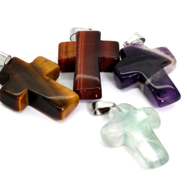 Gemstone Cross - Etsy