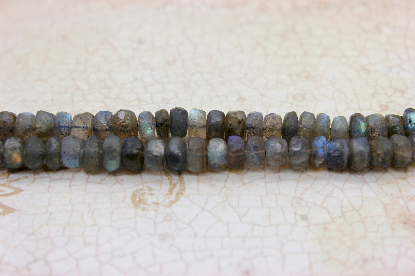 Natural Labradorite, Genuine High Quality Labradorite Faceted Rondelle ...
