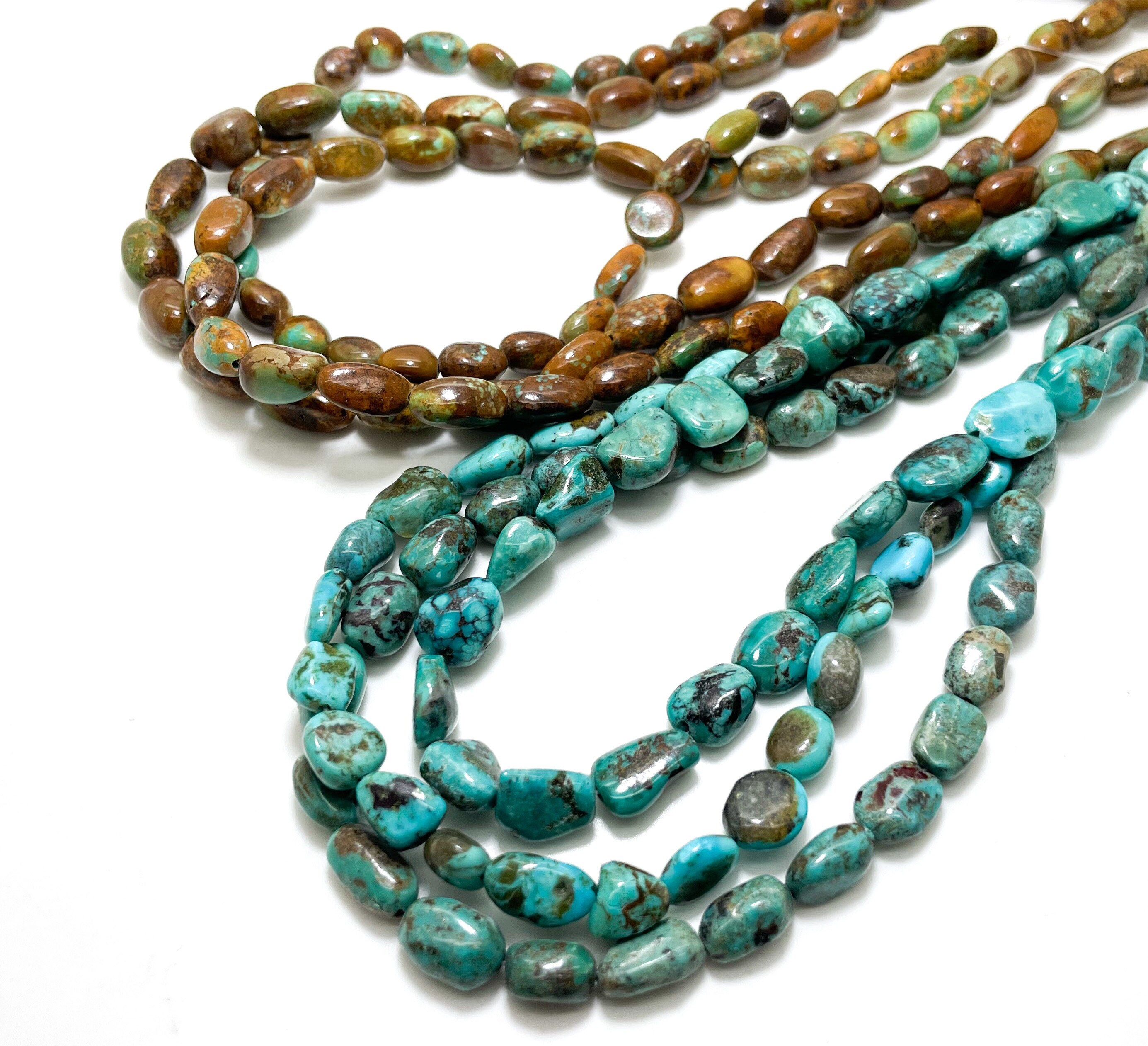 Genuine Green Turquoise Beads