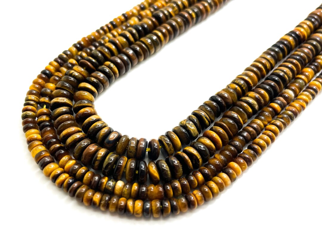 Tiger Eye Beads, Natural High Quality Tiger's Eye Smooth Polished ...