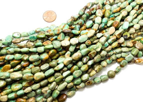 Genuine Green Turquoise Beads