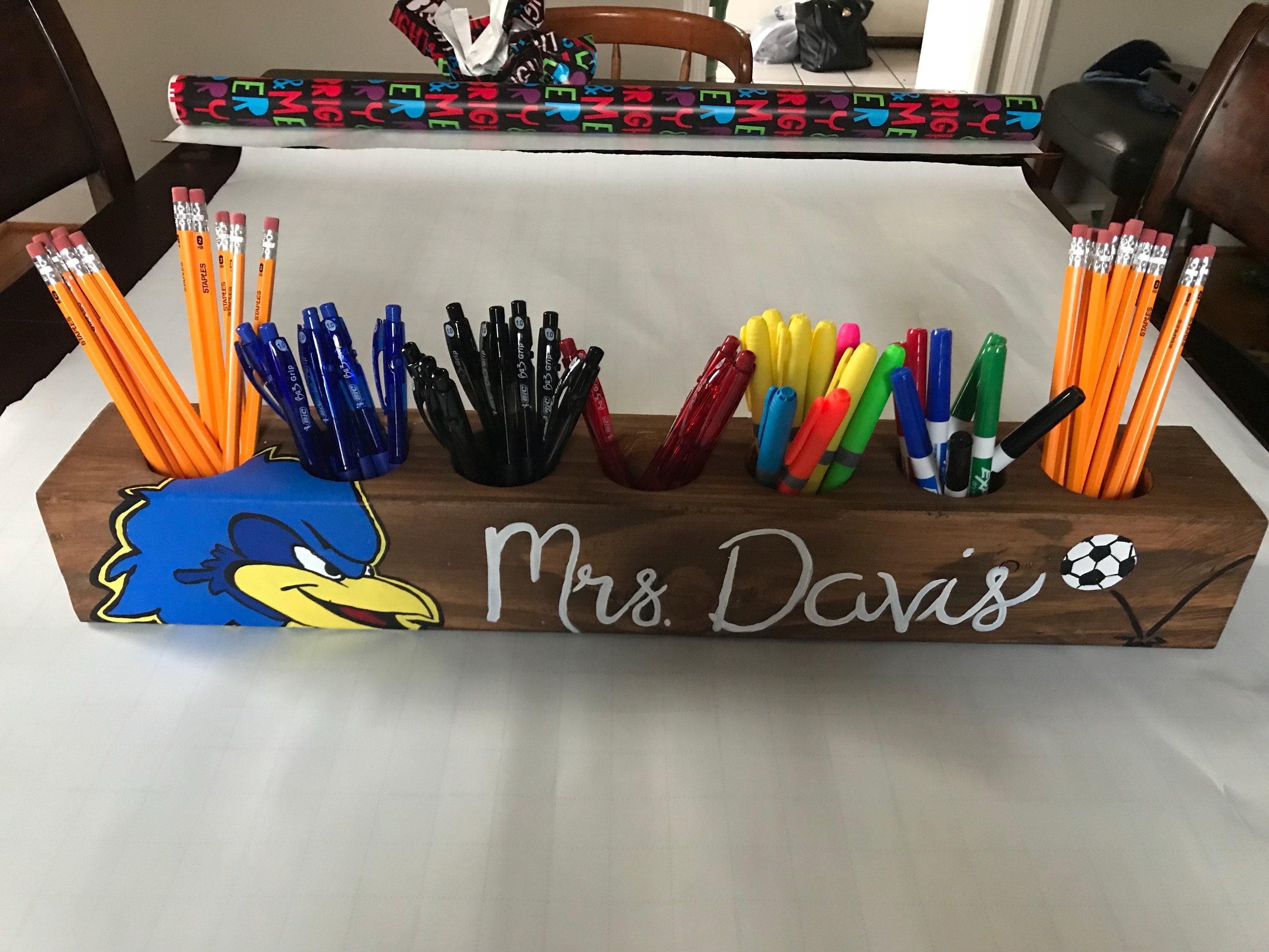 Desk Organizer Teachers Desk Organizer Office Name Plate Teachers