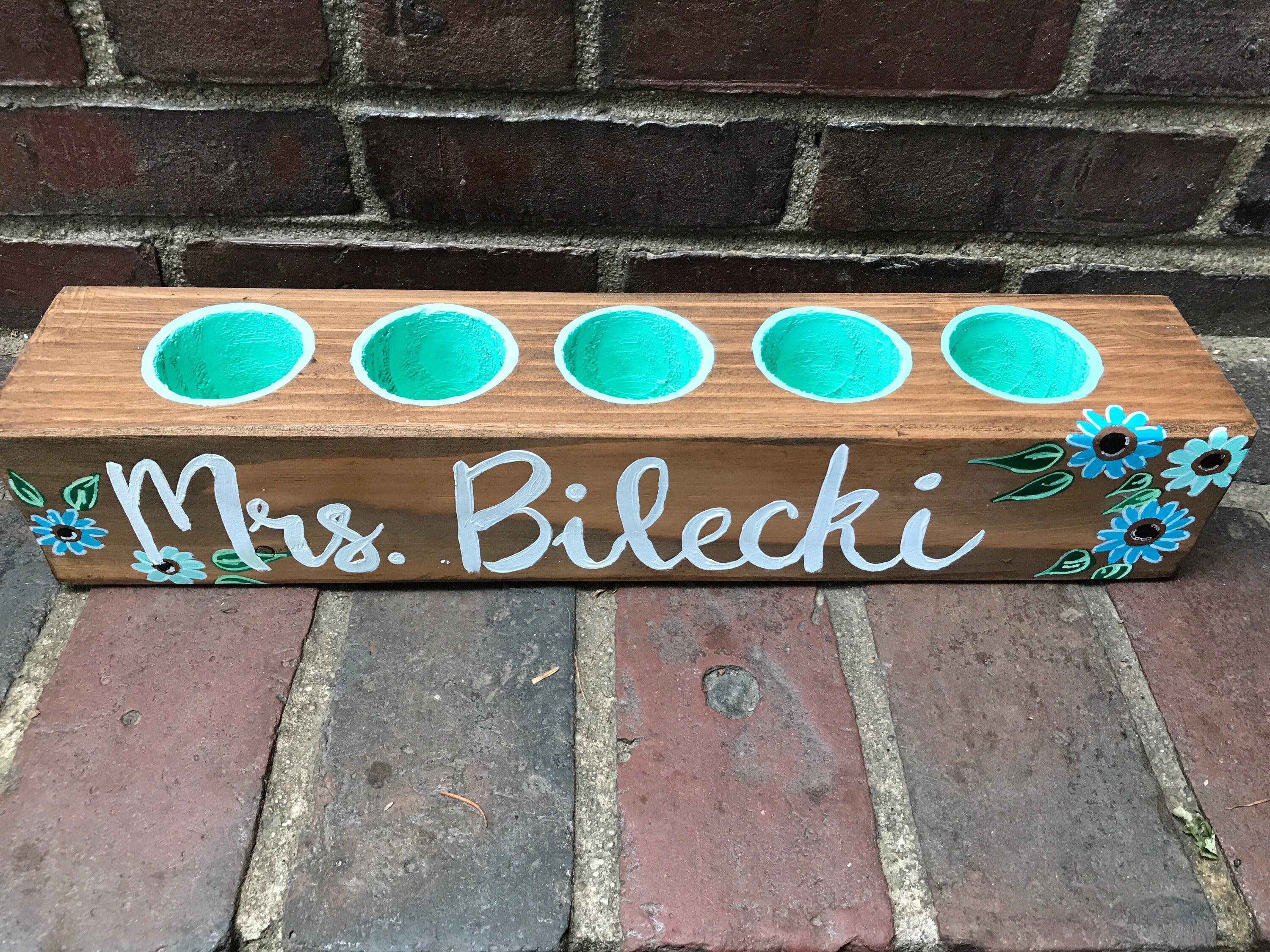 Desk Organizer Teachers Desk Organizer Office Name Plate - Etsy
