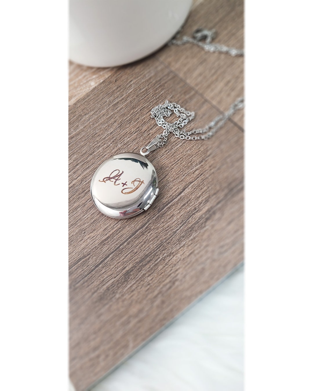 Personalized Locket Necklace Keepsake With Photos - Etsy