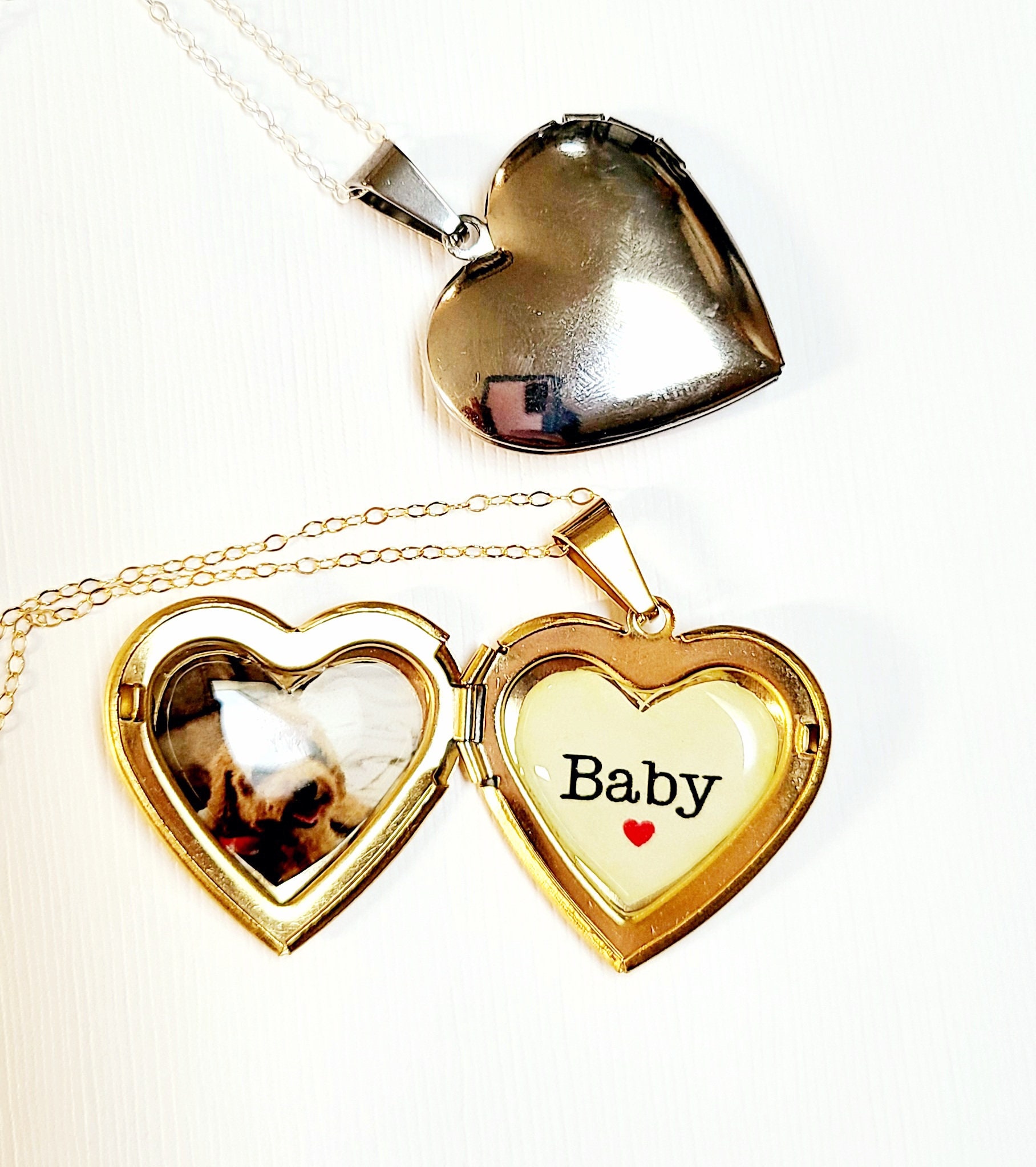 Custom Photo Locket Your Dog Cat or Any Pet, Great Pet Lover Gift ...