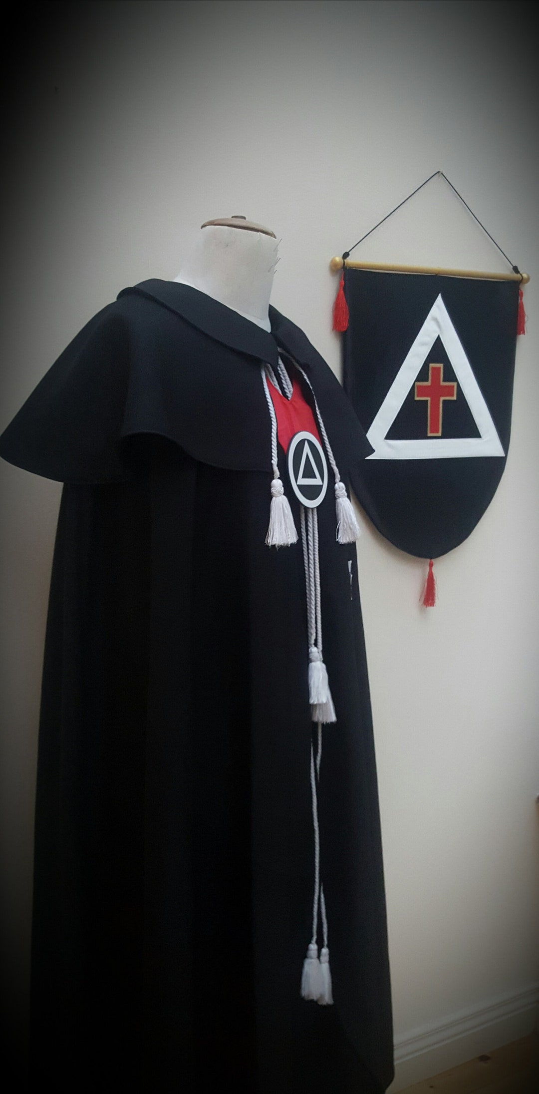 Full Temple Regalia With Officers Cloaks, Banners, Lamens With Collars ...