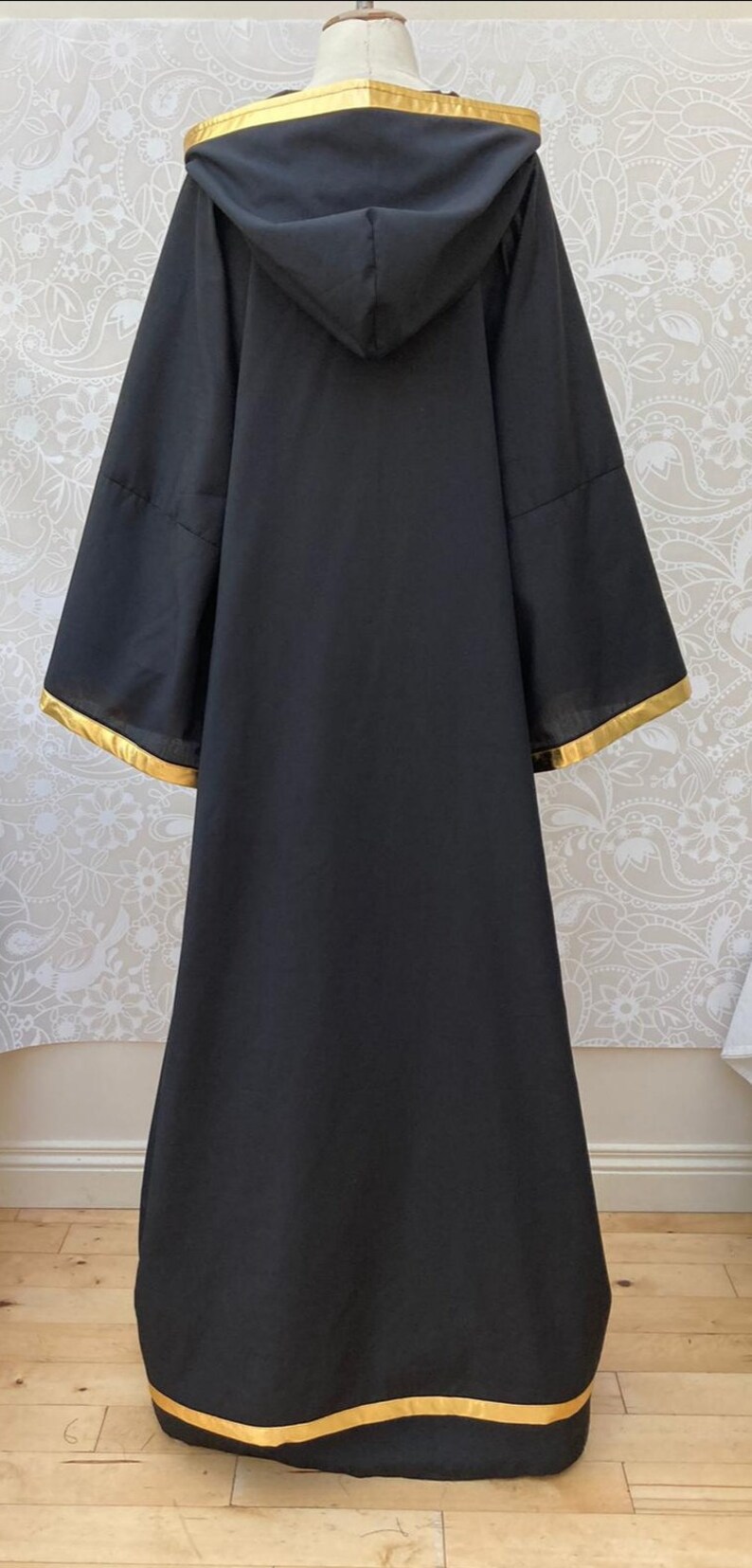 A Tau hooded Gold trim Robe Ritual Thelema Golden | Etsy