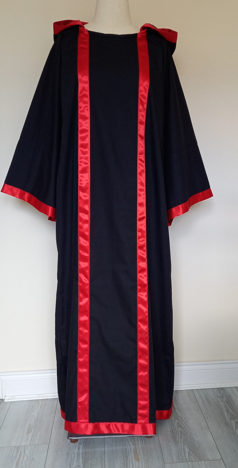 A Tau Hooded Gold Trim Robe Ritual Thelema Golden Dawn/magickal/thelema ...