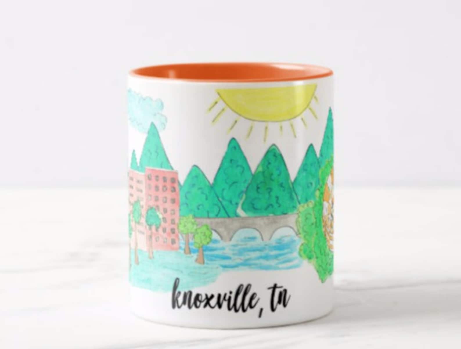 Knoxville TN Coffee Mug Tennessee Coffee Mug Coastal Mug - Etsy