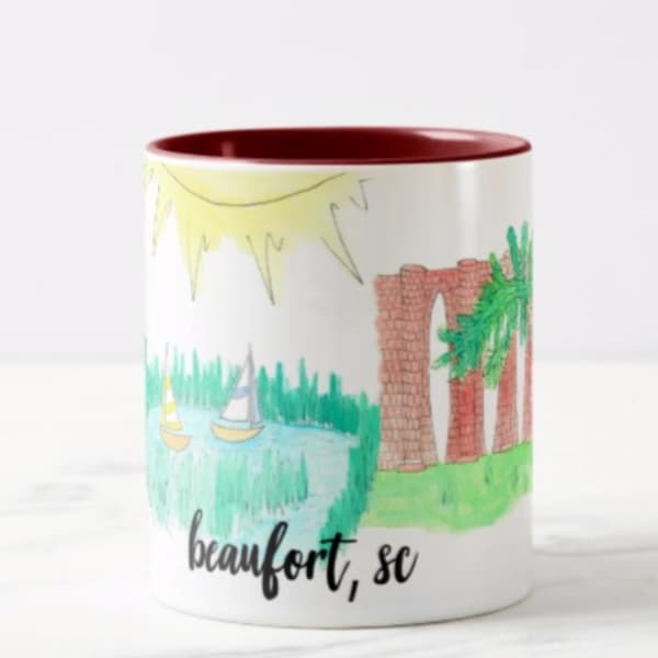 South Carolina Mug - Etsy