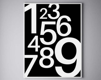 Black typography | Etsy