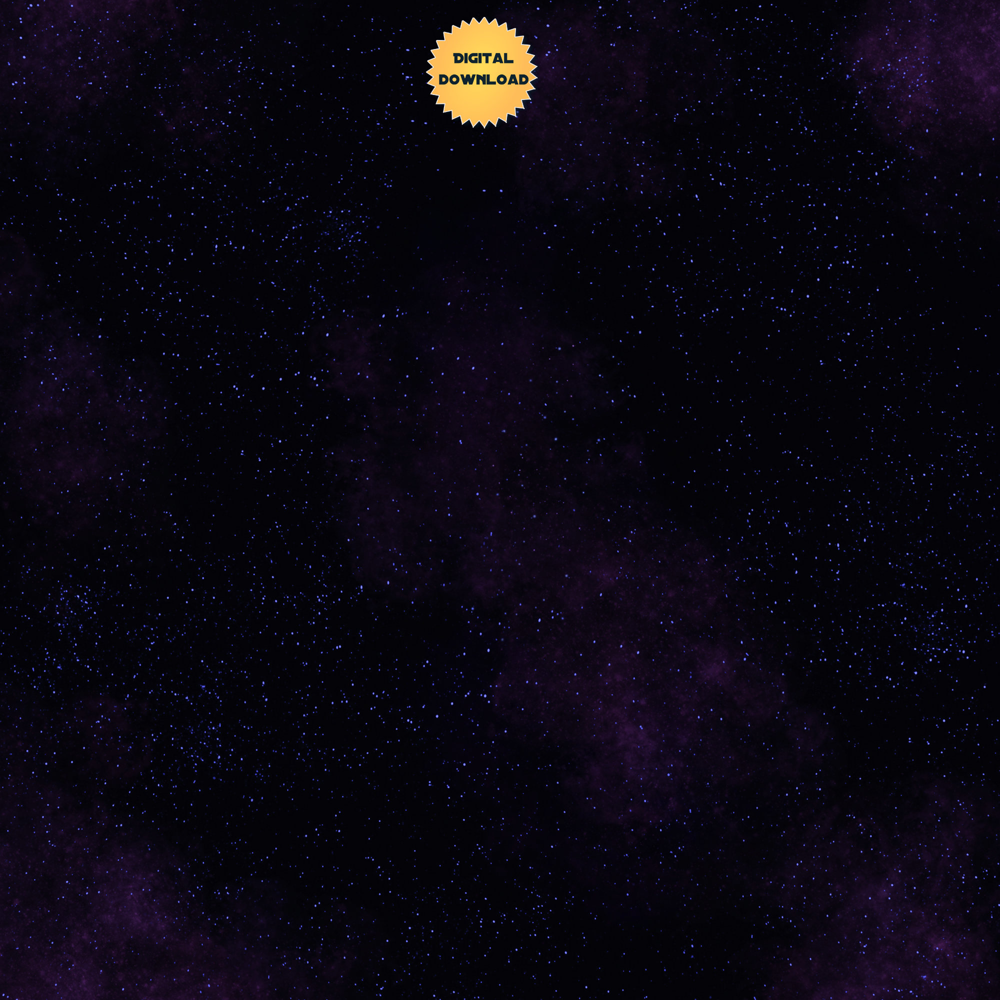 Starry Sky DIGITAL Paper Pack - 8 12x12” Papers - Backgrounds, Space ...