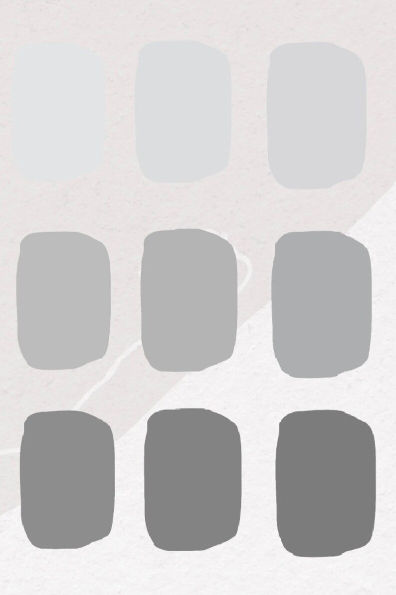 Cool Gray Monotonal Procreate Color Palette (digital Download) - Etsy