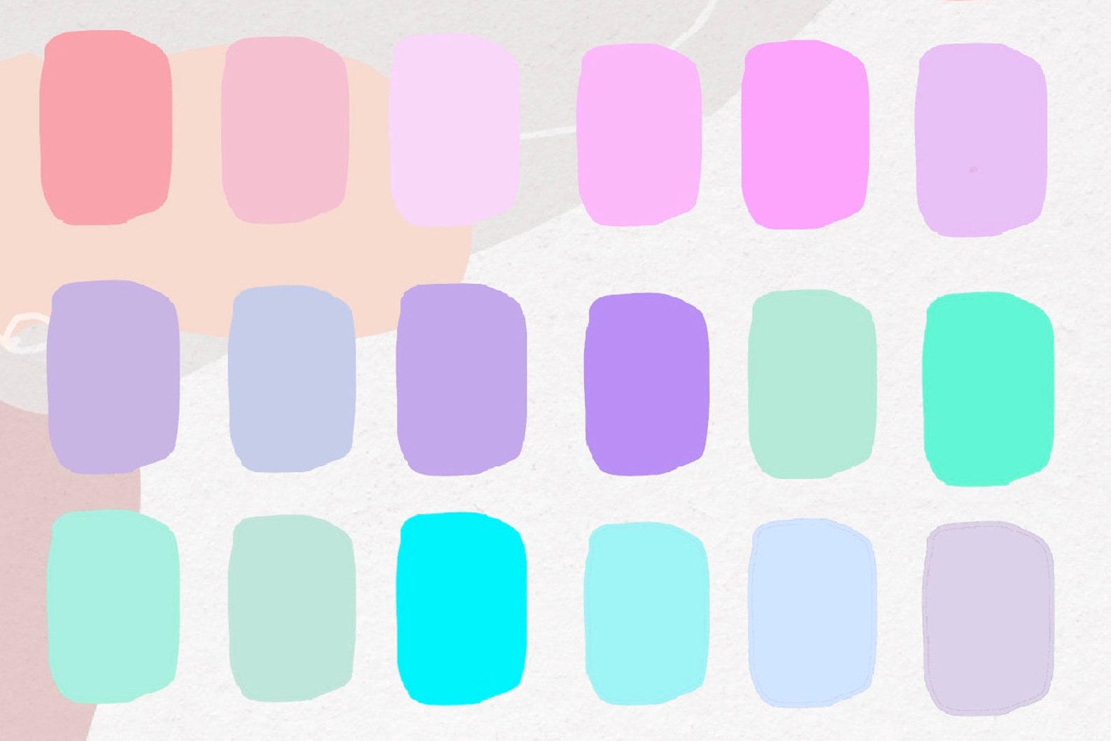 Ice Cream Pastels Procreate Color Palette. INSTANT DOWNLOAD Colours - Etsy