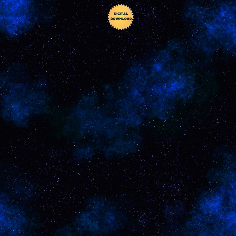 Starry Sky DIGITAL Paper Pack - 8 12x12” Papers - Backgrounds, Space ...