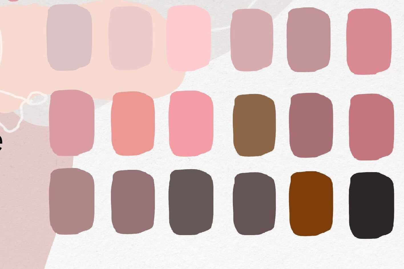 Desert Rose Procreate Color Palette. INSTANT DOWNLOAD Colours - Etsy