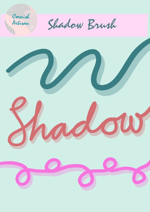 Procreate 3D Shadow Lettering Brush INSTANT DOWNLOAD - Etsy
