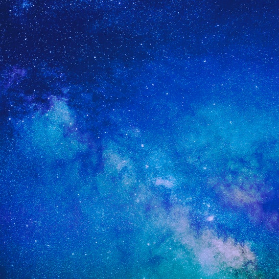 Light Blue Space Wallpaper