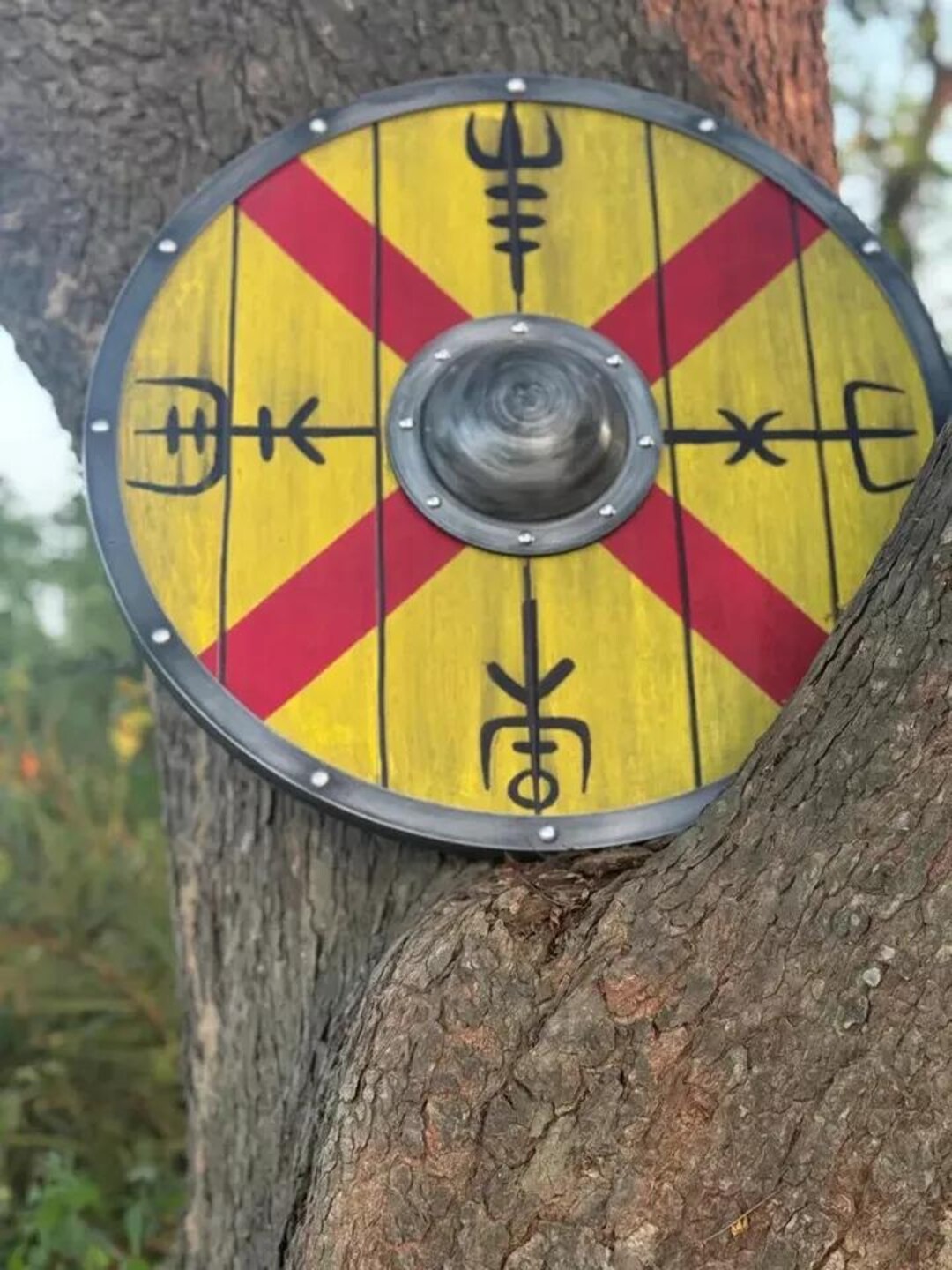 Medieval Authentic King Finehair Viking Battle-worn Shield for Wall ...