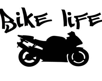 Bike life decal | Etsy
