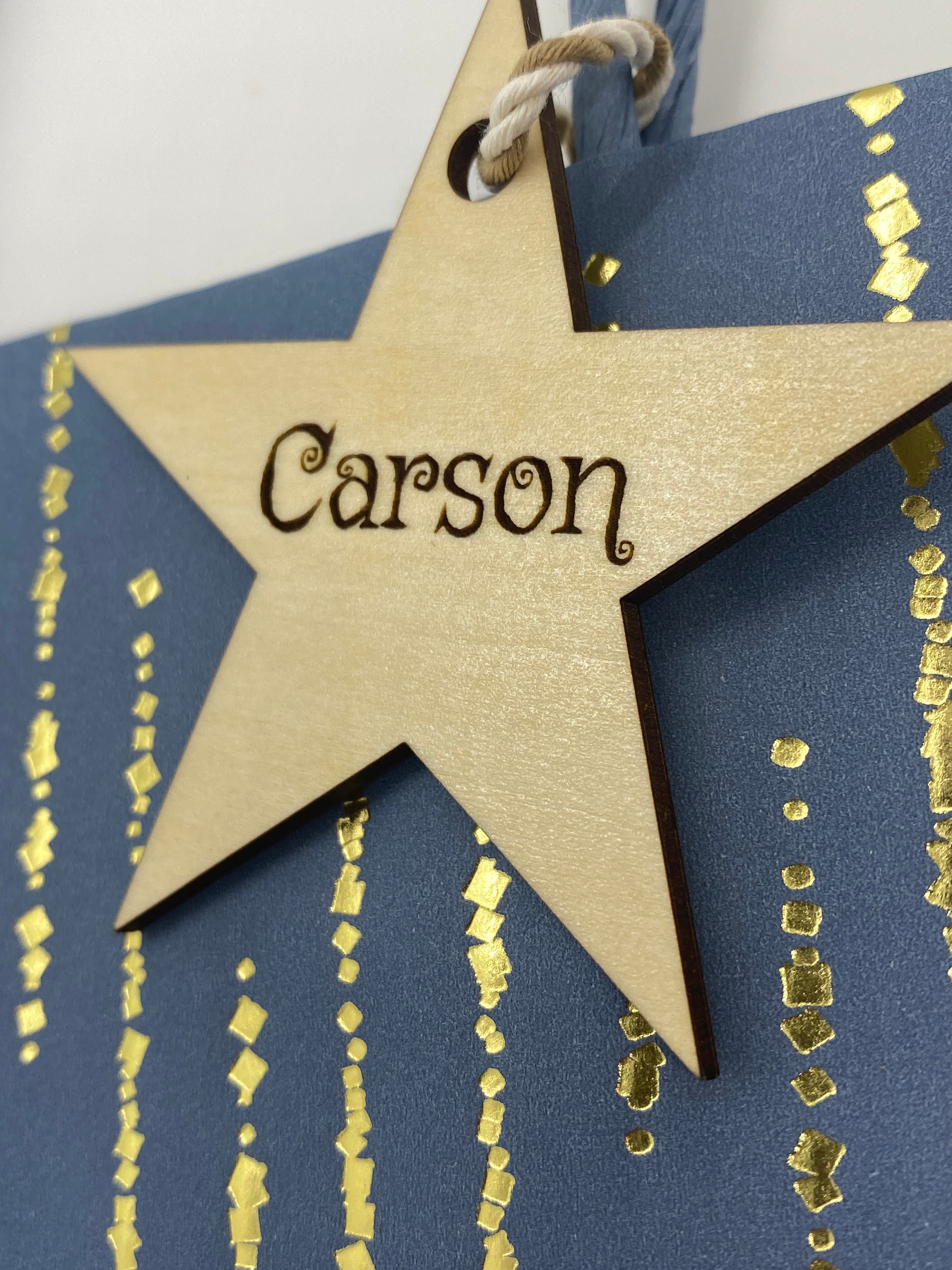 Wooden Name Tag Star Name Tag Party Tag Gift Tag Name Sign Small Name ...