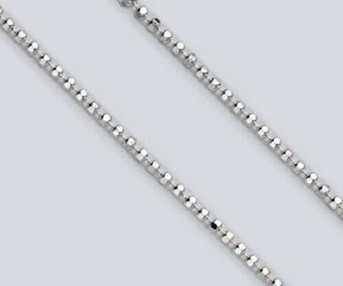 Diamond Cut Bead Chain necklace Anklet Bracelet | Etsy