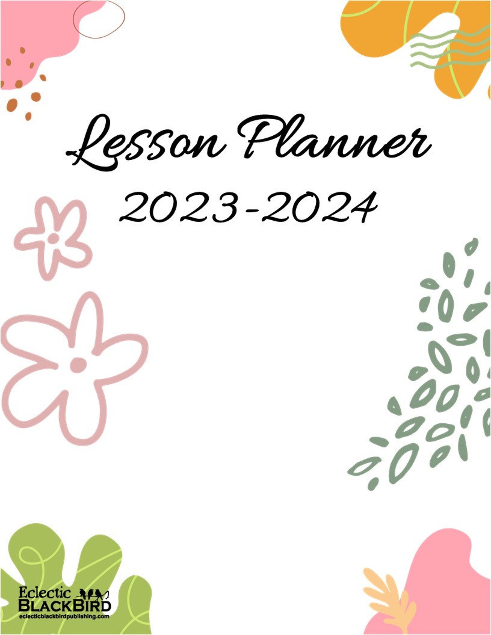 Teacher Lesson Planner 2023-2024, Academic Calendar for School Year ...