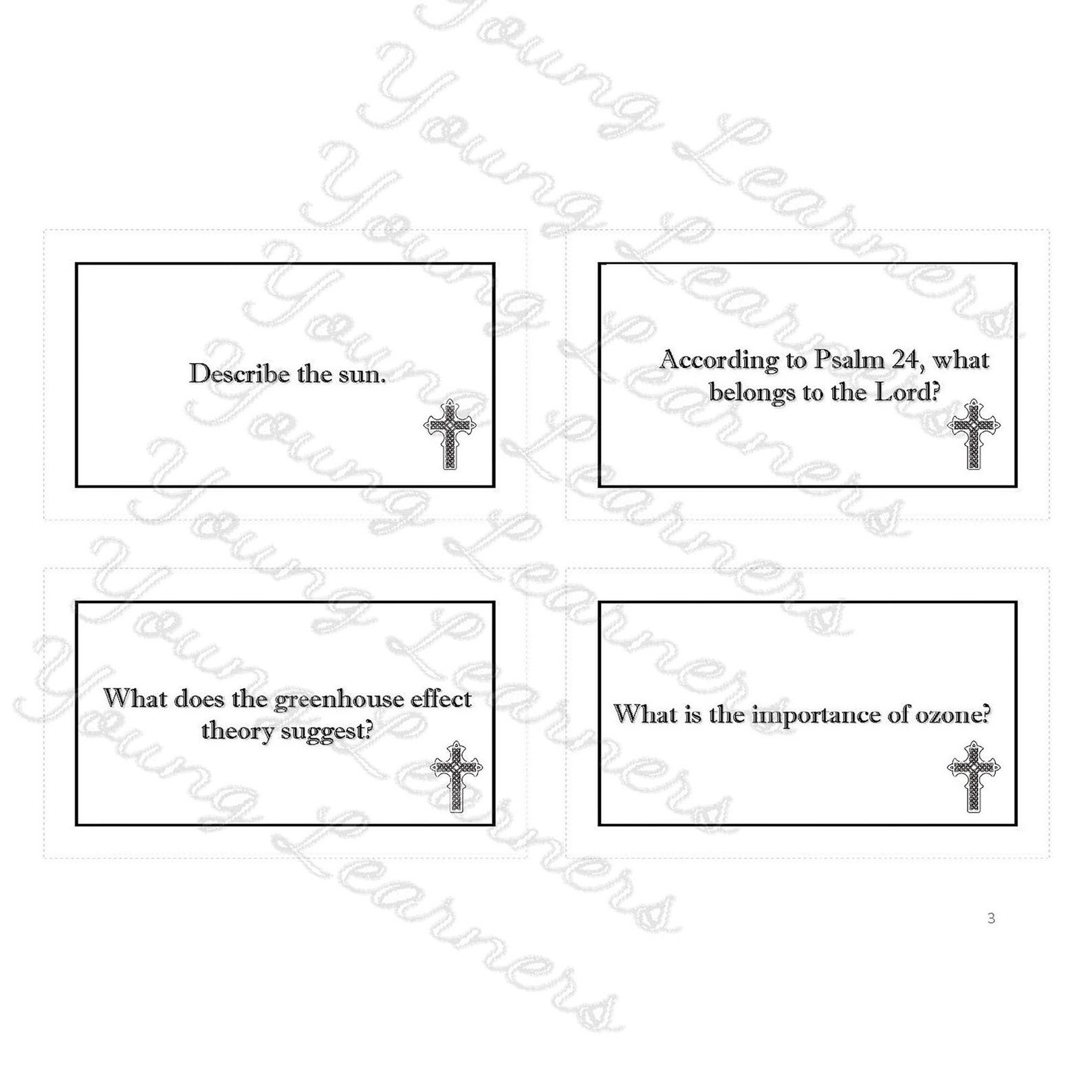 Catholic Study Flash Cards, Catechism Symbols, Instant Download ...