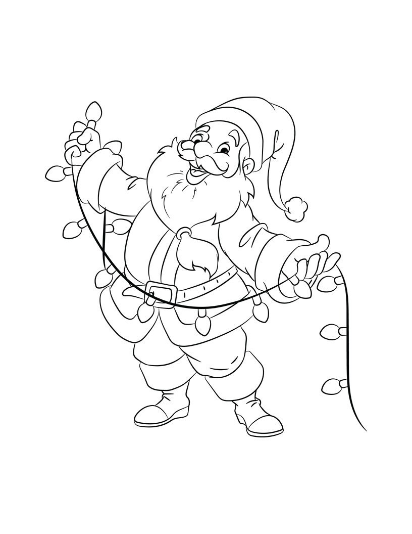 Funny Santa Coloring Book 5 Coloring Book Practices for Kids - Etsy