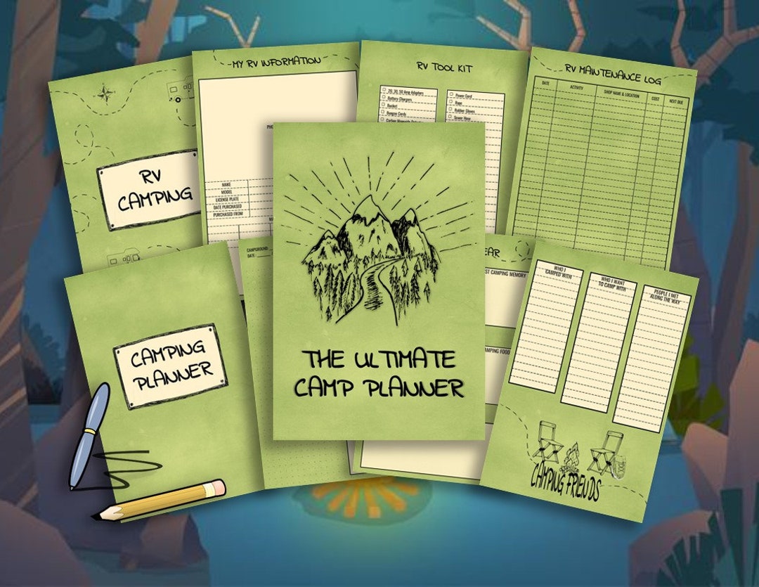 The Ultimate Camp Planner Checklists, Printable Camp Planner, Summer ...