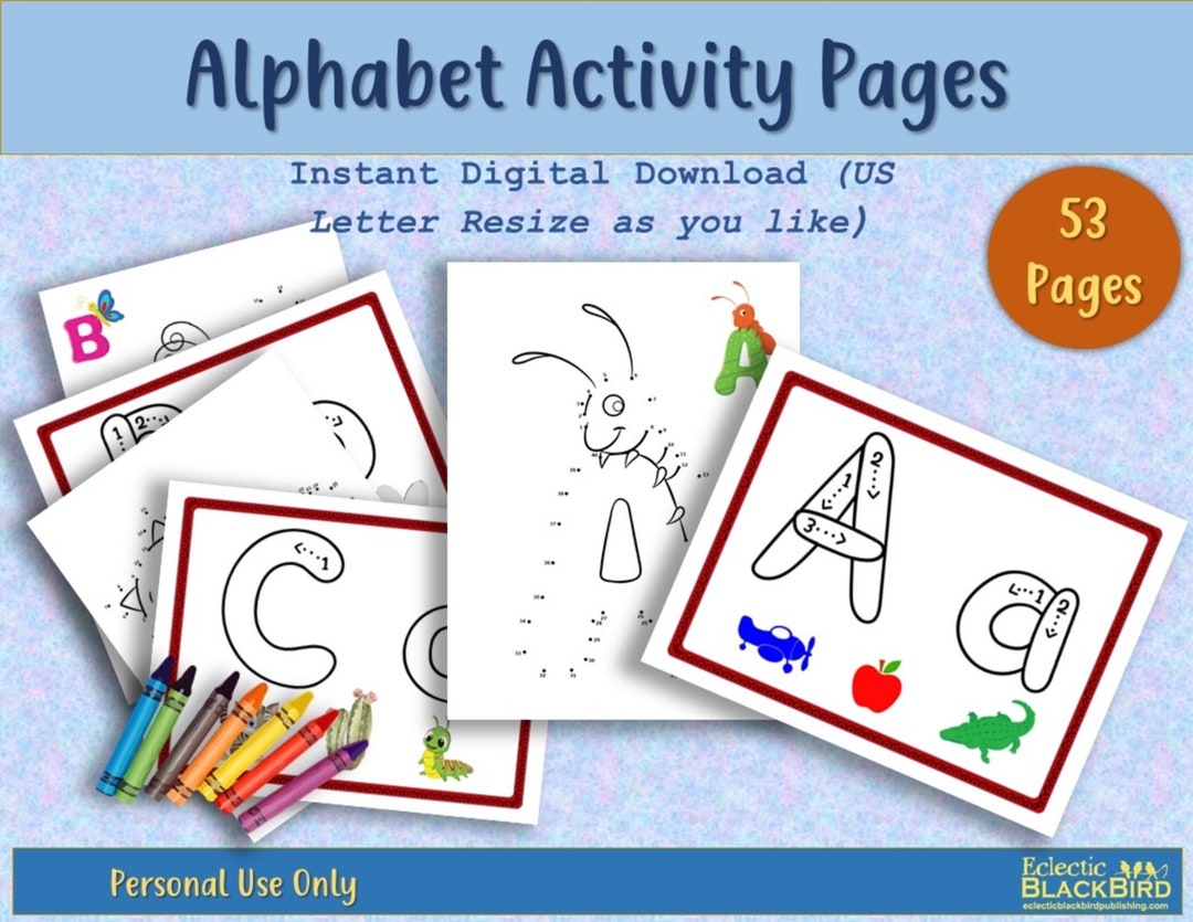 Alphabet Play Dough Mats Handwriting, Alphabet Activity Pages, Alphabet ...