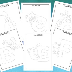 Preschool Workbook, Alphabet Handwriting Book, Handwriting Practice ...