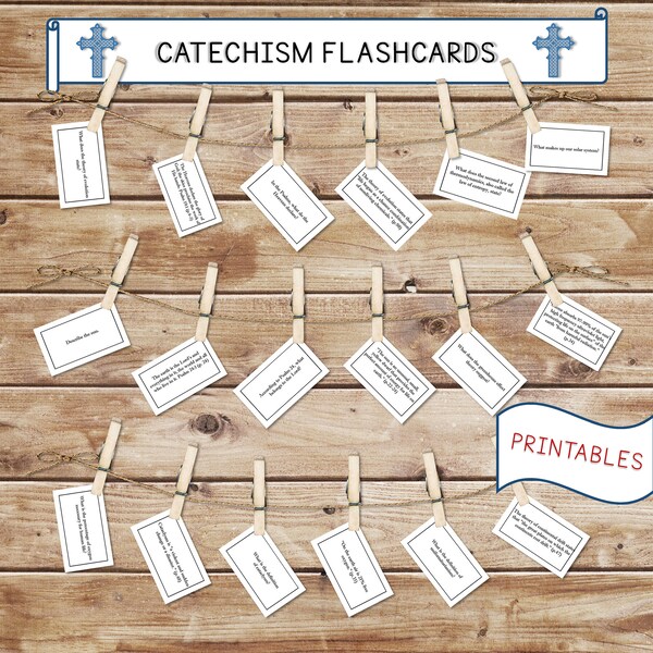 Catechism Card - Etsy