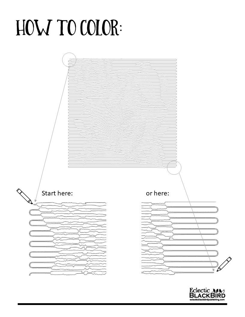 25 Birds of America Spiroglyphics Continuous Square Printable Vol.2 ...