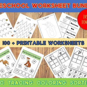 Preschool Workbook, Alphabet Handwriting Book, Handwriting Practice ...