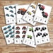 Count and Clip Monster Truck Flashcards, Counting Flashcards for Kids ...