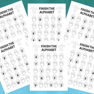 Preschool Workbook, Alphabet Handwriting Book, Handwriting Practice ...