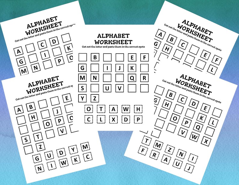 Preschool Workbook, Alphabet Handwriting Book, Handwriting Practice ...