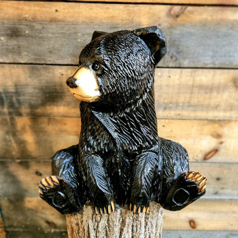 Wood Bear - Etsy