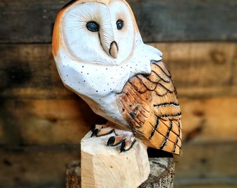 Owl Wood Carving. Chainsaw Carved Owl. Chainsaw Carving. Barred Owl ...